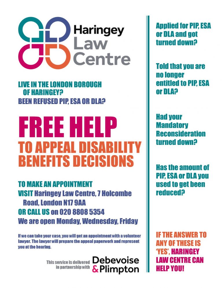 Welfare Benefits – Haringey Law Centre